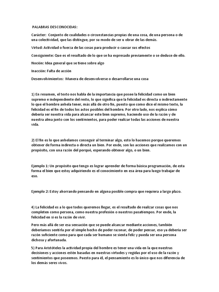 Palabras Desconocidas | PDF