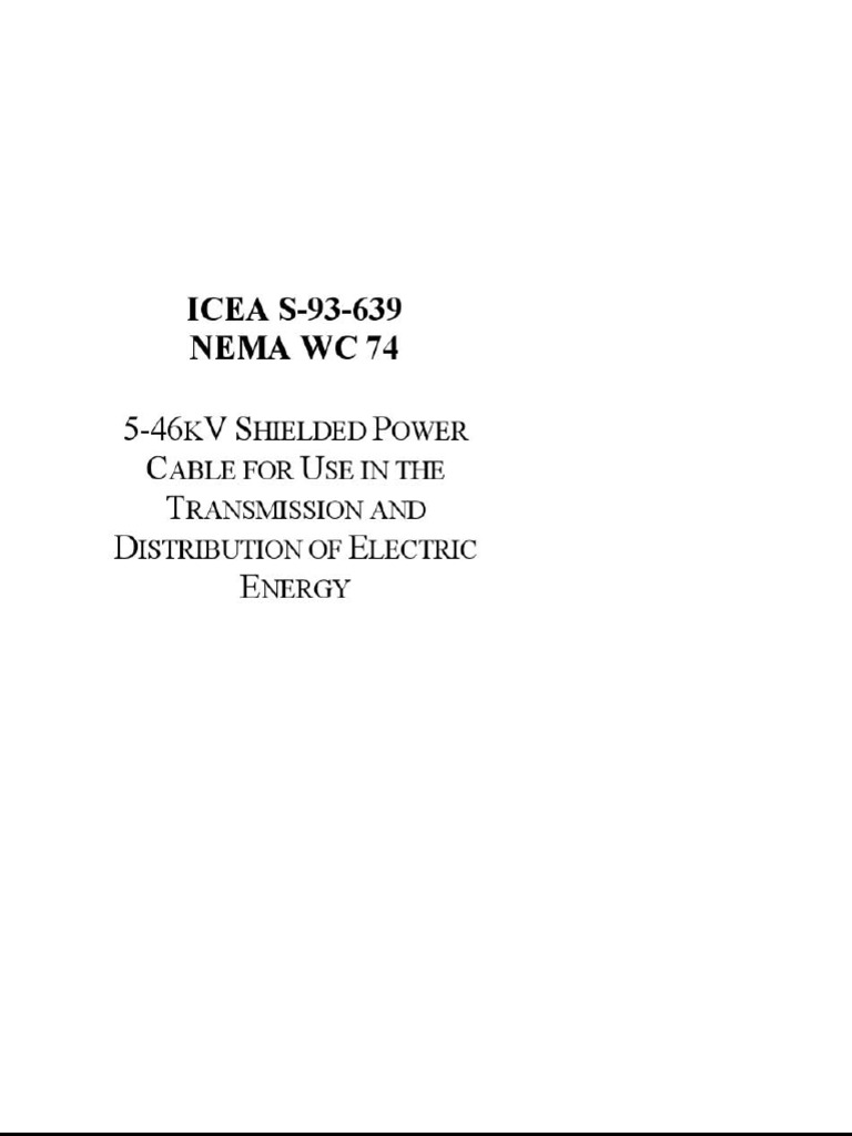 Icea S-93-639 (Nema WC 74) | PDF