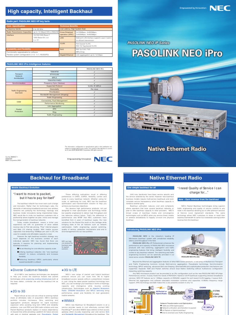 Neo Ipro | PDF | Quality Of Service | Multiprotocol Label Switching