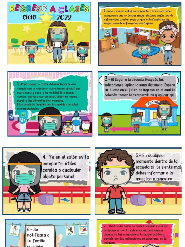 Reglas para El Regreso A Clases Del 1 Ero A | PDF