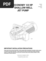 Water Pump-Manual | PDF | Pump | Valve