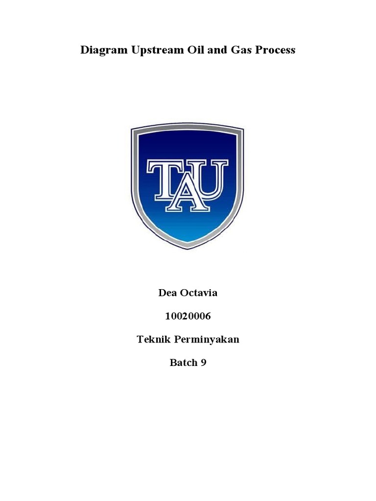 Diagram Upstream Oil and Gas Process | PDF