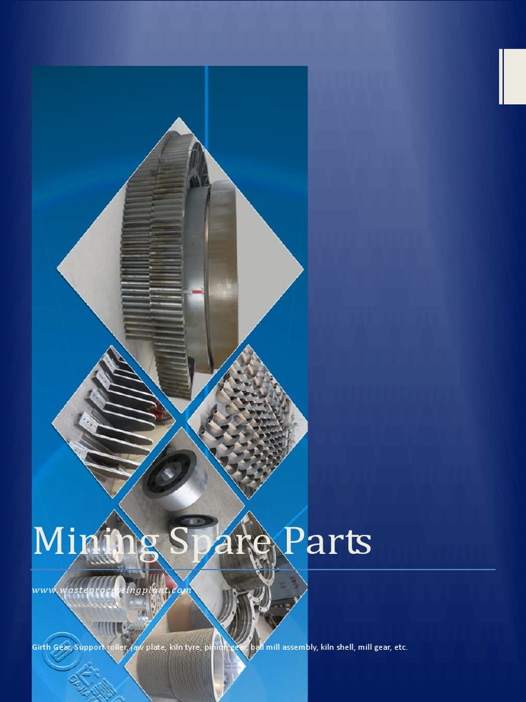 Mining Machinery Spare Parts | PDF