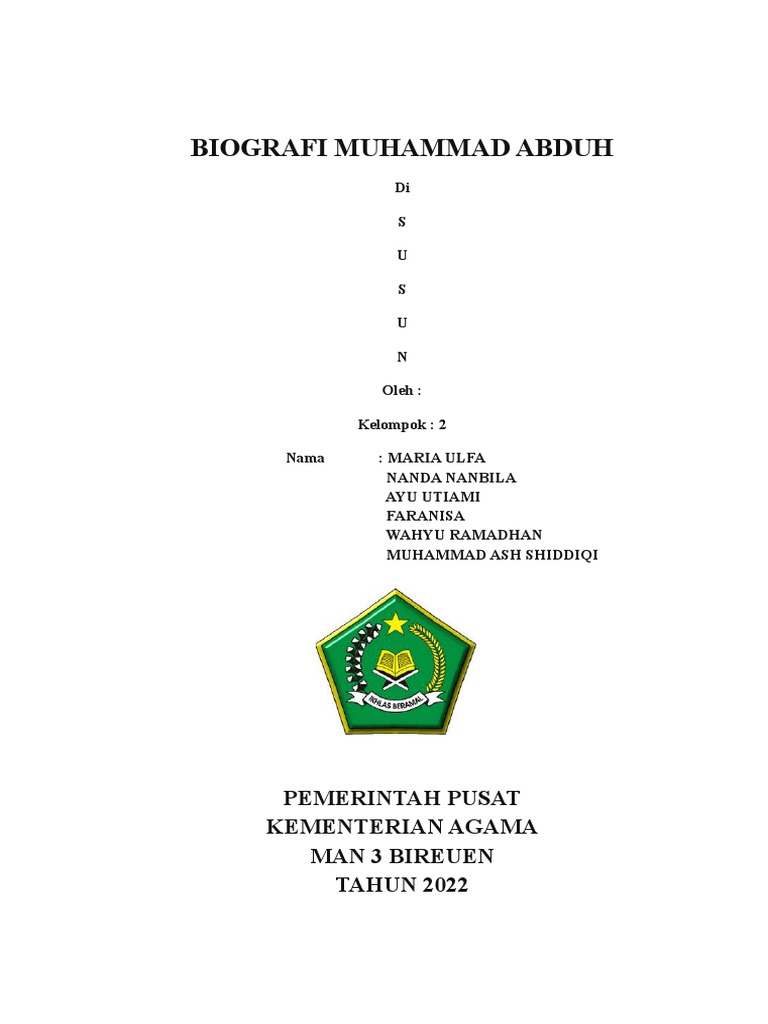 Biografi MUHAMMAD ABDUH | PDF