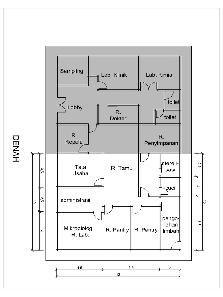 Denah Labkesda | PDF