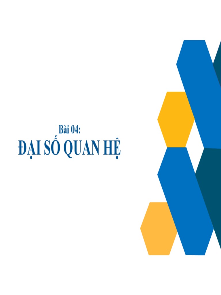 C4 - Đại số quan hệ | PDF