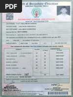 10th Class Certificate | PDF