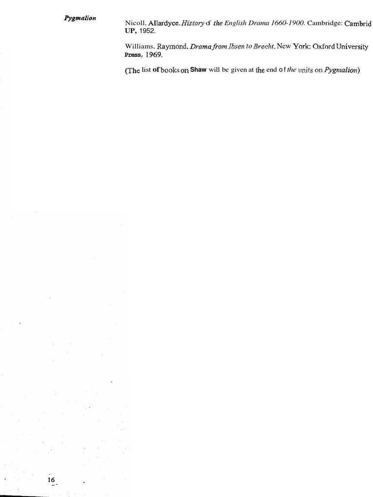 Unit 2 - Pygmalion Themes and Issues | PDF | Pygmalion (Play)