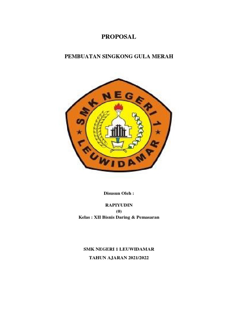 Proposal Ok Rapiyudin | PDF