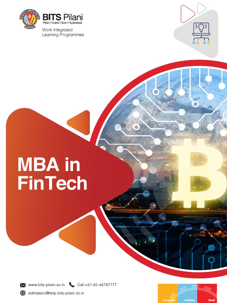 MBA in FinTech at BITS Pilani WILP | PDF