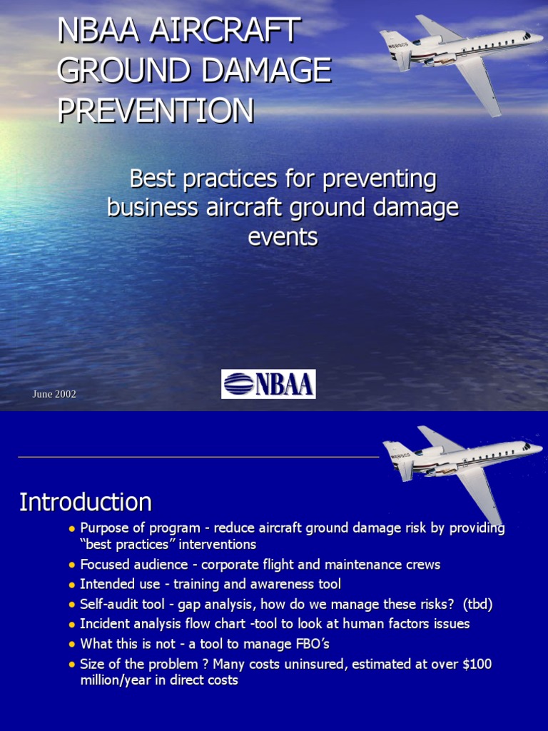 Best Practices for Aircraft Ground Damage Prevention | PDF | Behavior ...