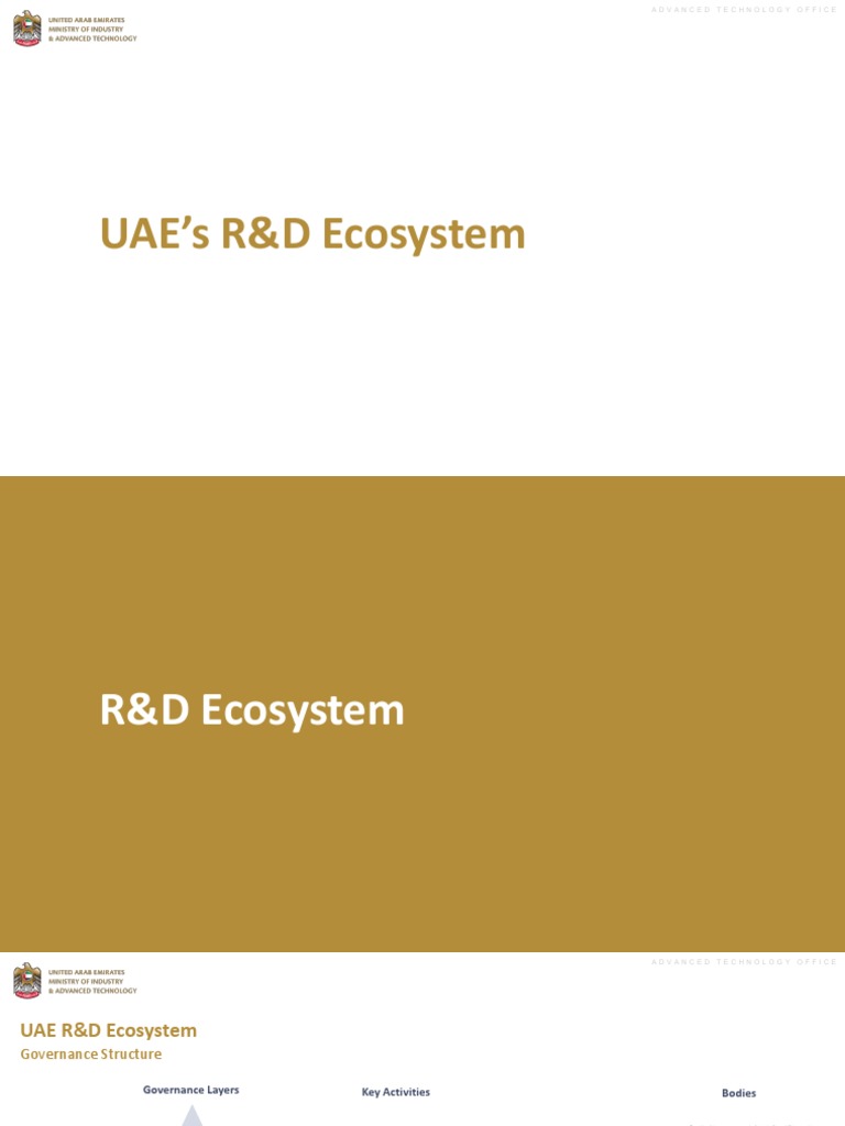 UAE R&D Ecosystem | PDF | United Arab Emirates | Science