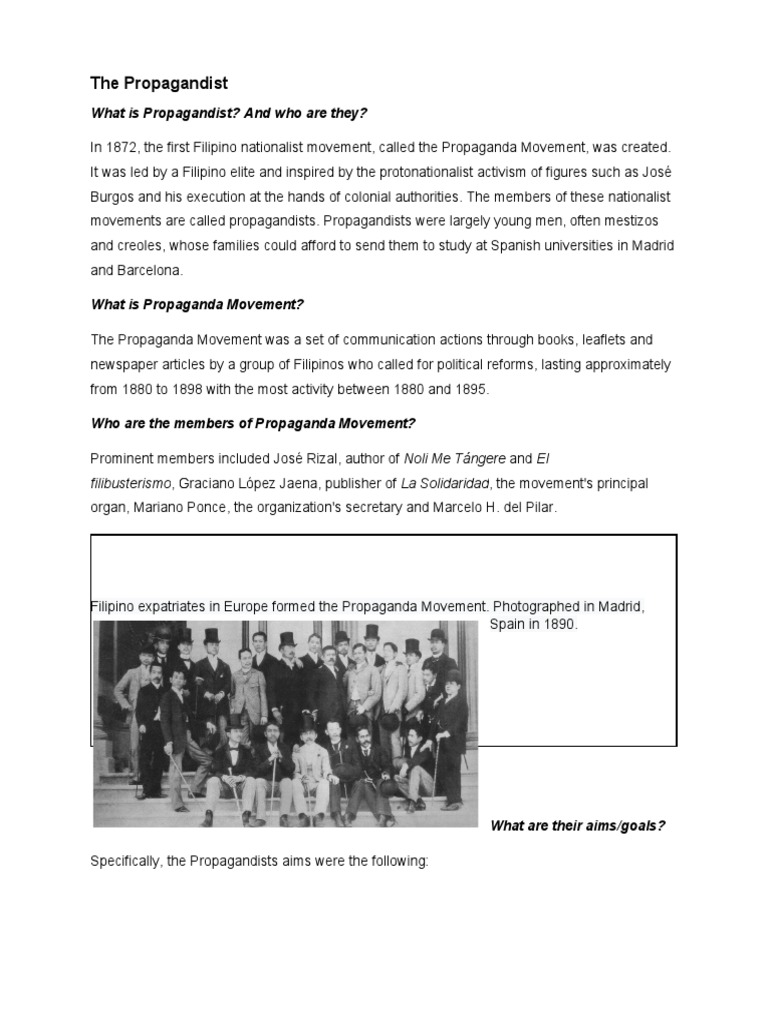 The Propagandist: What Is Propagandist? and Who Are They? | PDF ...