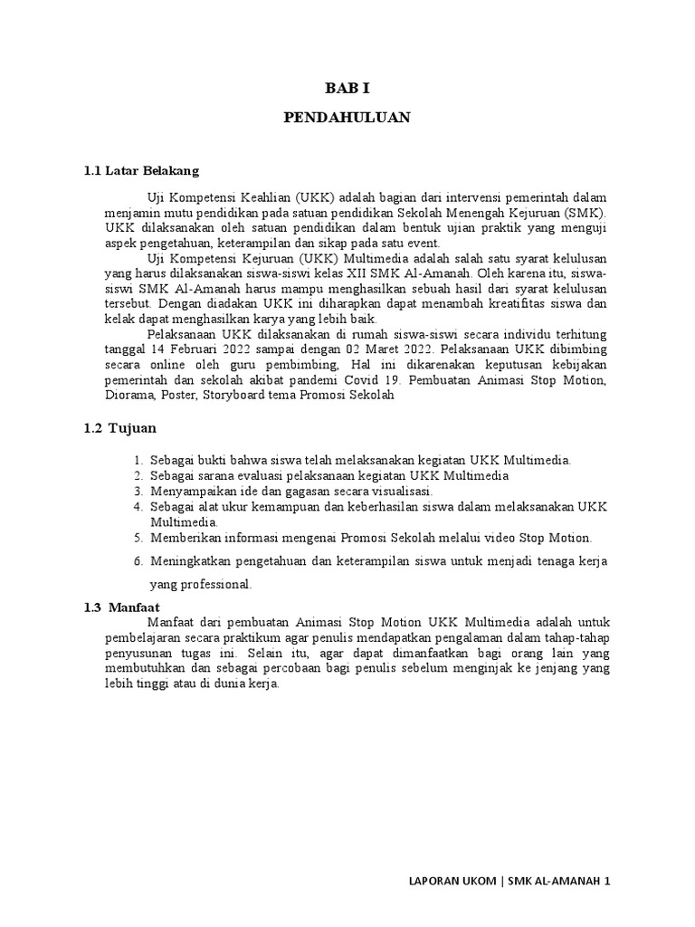 Laporan Ukom Bagian 3 | PDF