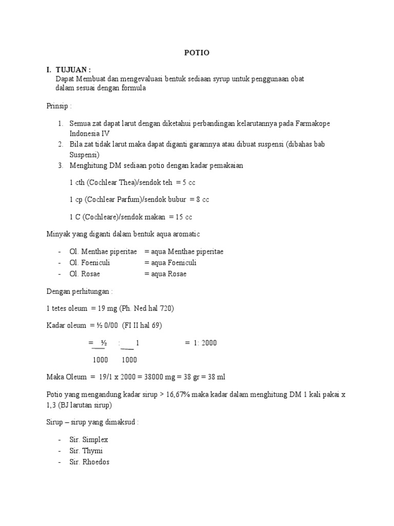 OPTIMASI POTIO | PDF