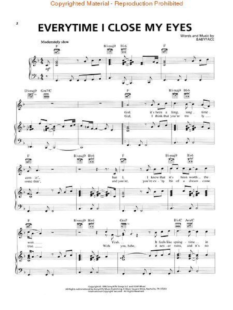 Babyface Everytime | PDF