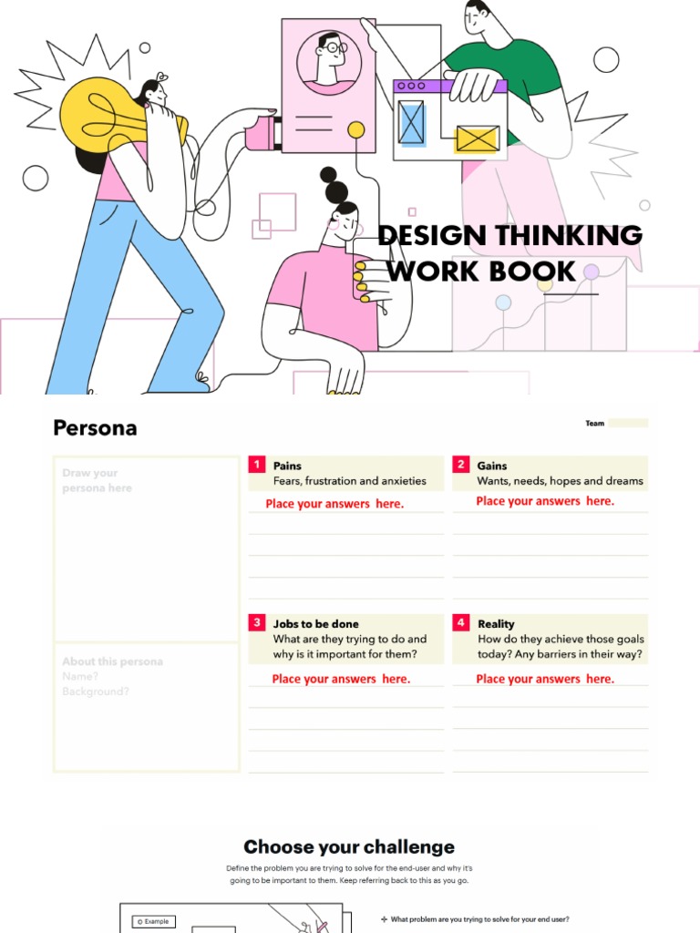 Design Thinking Work Book | PDF | Career & Growth | Art