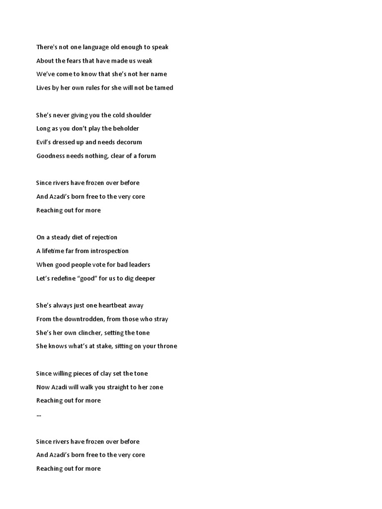 Azadi: A Poetic Journey to Freedom | PDF | Poetry