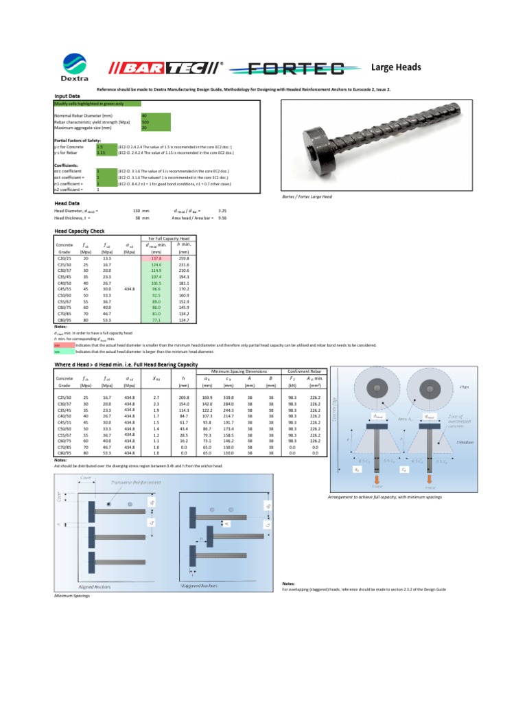 Bartec Large Head 40mm | PDF | Structural Engineering | Economic Sectors
