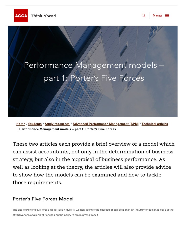 02 - Porter's Five Forces | PDF | Competition | Procurement