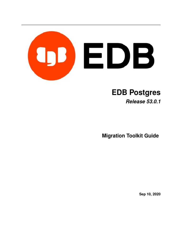 Edb Migration Toolkit | PDF Edb Migration Toolkit | PDF