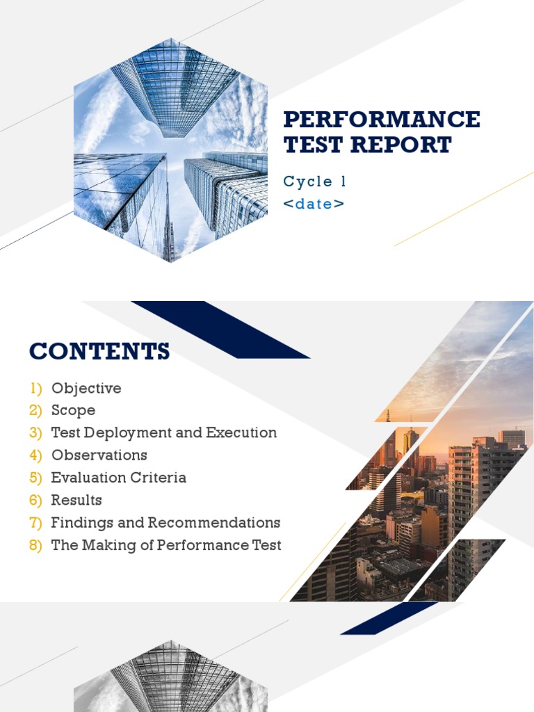 Performance Test Report: Cycle 1 | PDF | Computing | Information ...