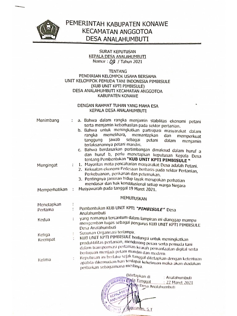 SK Kub Unit K-Pti Pimbisule | PDF