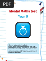 PUMA Year 2 Spring Maths Assessment | PDF | Mathematics | Arithmetic