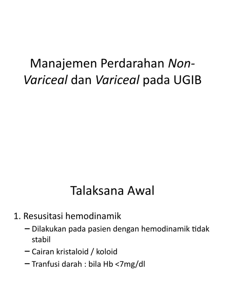 UGIB | PDF