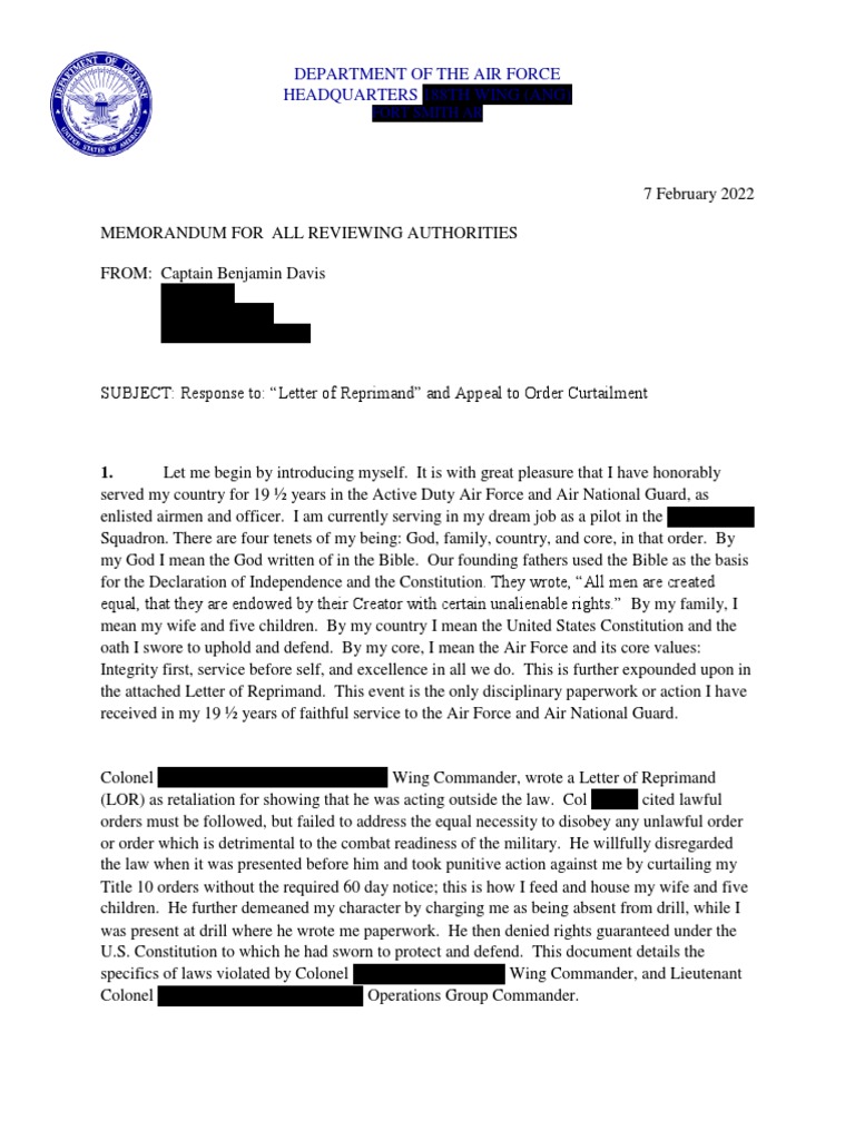 Response To LOR and Order Curtailment-Redacted | PDF