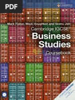 Cambridge IGCSE and O Level Business Studies Revised Coursebook | PDF
