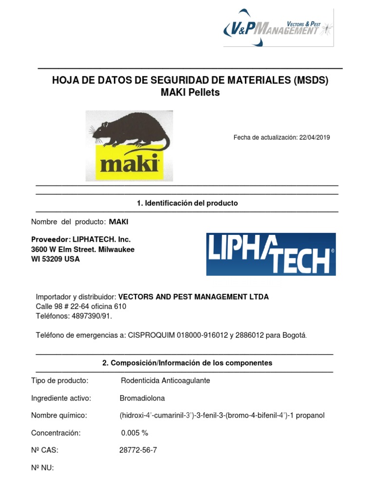 Maki Pellets HDS | PDF | Residuos | Agua