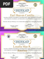 Certificate For SSG Officers | PDF