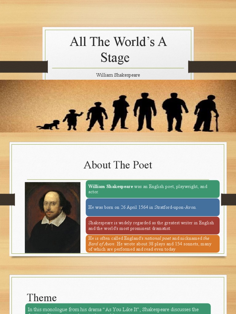 All The World's A Stage | PDF | William Shakespeare