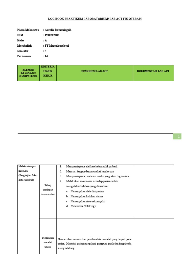 LOG BOOK PRAKTIKUM pt14 - Aurelia Ratnaningsih - 1910702005 | PDF