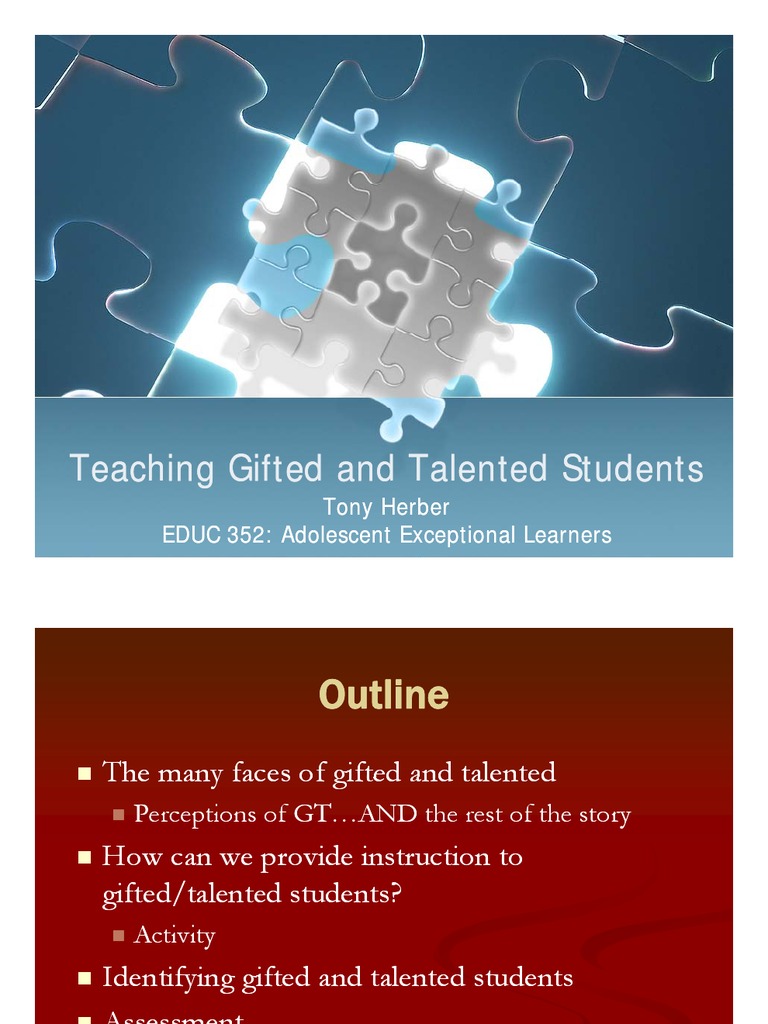 Strategies for Teaching Gifted Students | PDF | Intellectual Giftedness ...