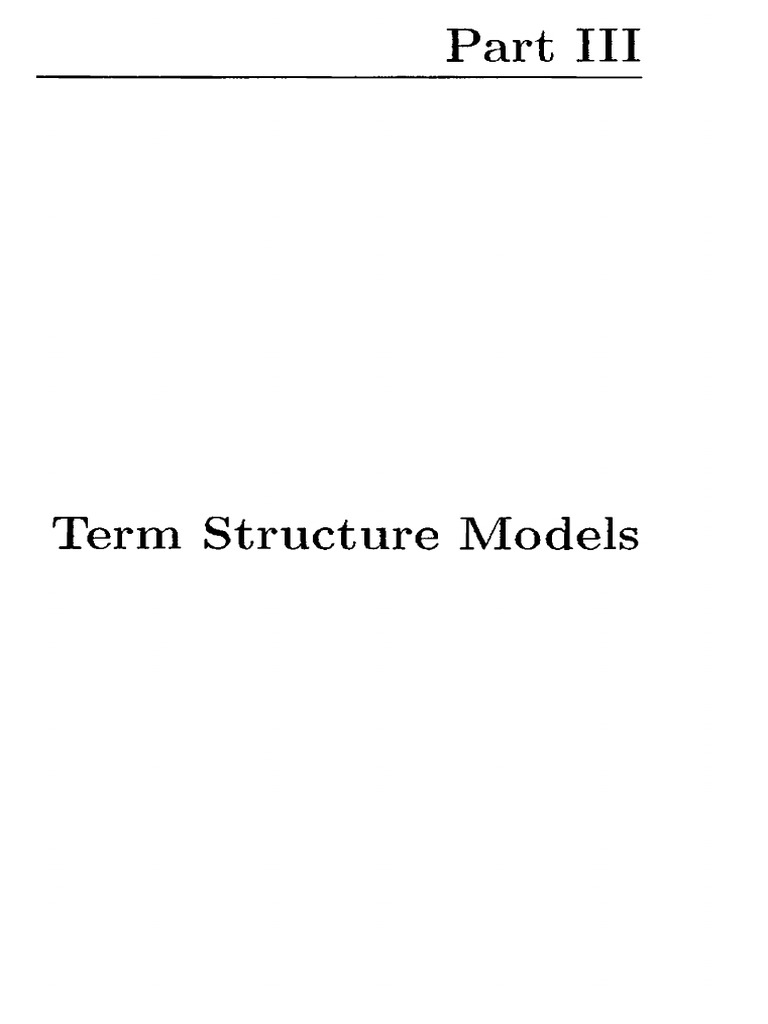 Interest Rate Modeling by Piterbarg II | PDF