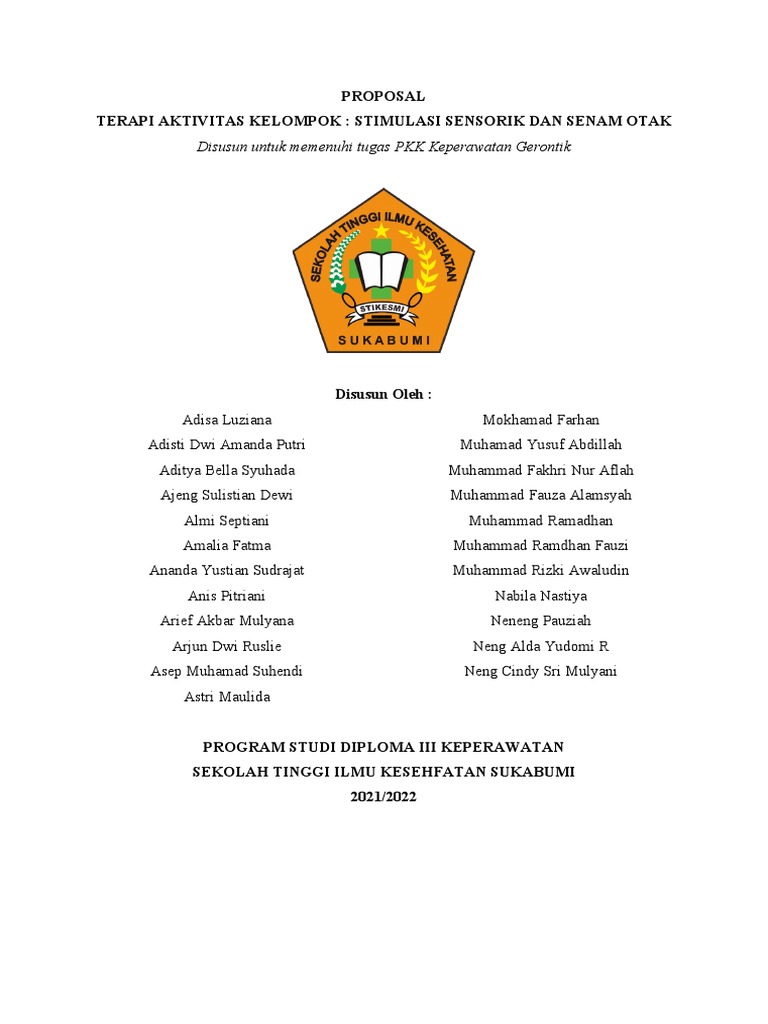 Terapi Kelompok Lansia di Wisma | PDF