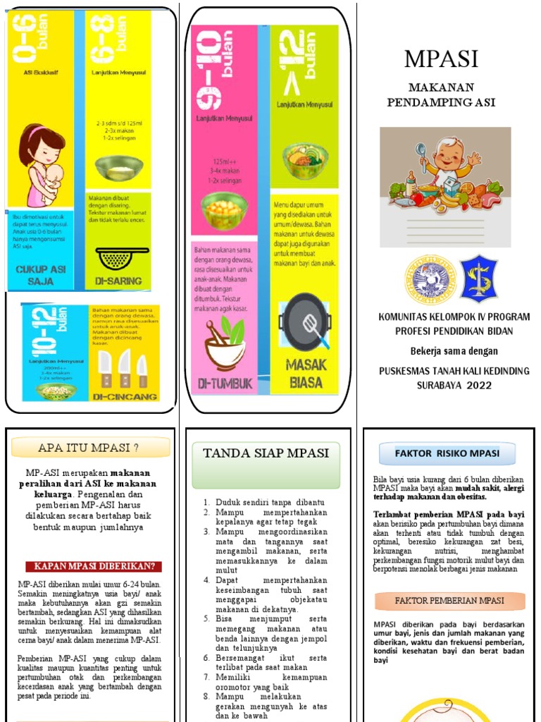 Leaflet Penyuluan Mpasi | PDF