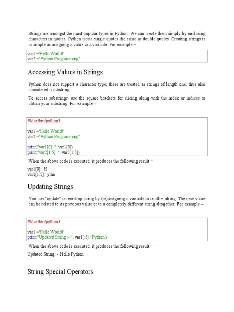 An In-Depth Guide to Strings in Python | PDF | Regular Expression | String (Computer Science)