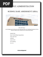 Office Administration SBA | PDF | Observation | Questionnaire