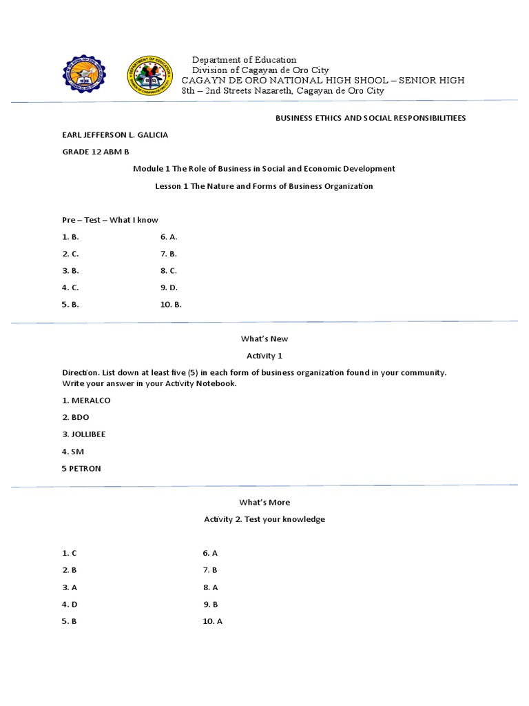 Module 3 Applied Economics | PDF | Virtue | Virtue Ethics