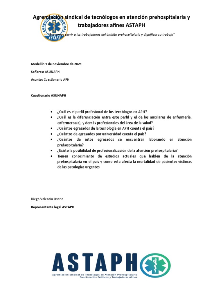 Cuestionario APH-ASUNAPH | PDF | Relaciones personales, crianza y ...