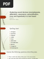 Gr6 Alliteration, Assonance, Onomatopoeia, Consonance Worksheet | PDF