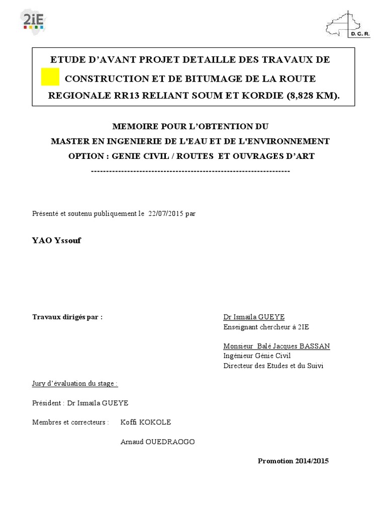 Ma Reference Du Projet | PDF | Mousson | Route