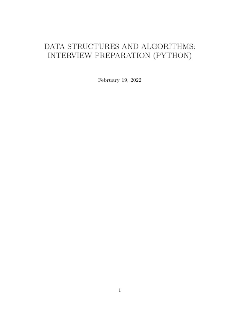 Data Structures and Algorithms | PDF | Time Complexity | Computer Science