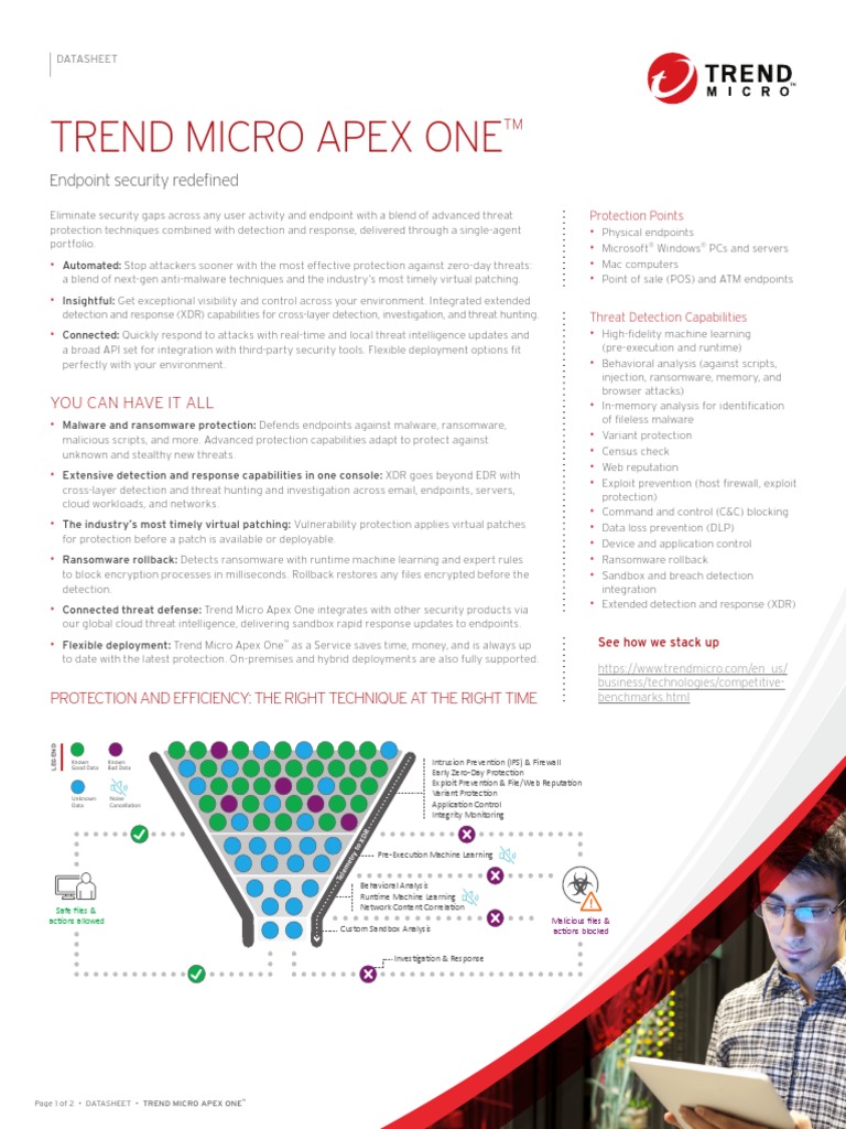 Trend Micro Apex One: Endpoint Security Redefined | PDF | Malware ...