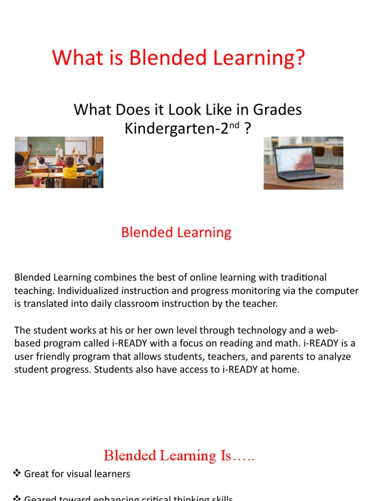 Blended Learning Presentation | PDF | Learning | Educational Technology
