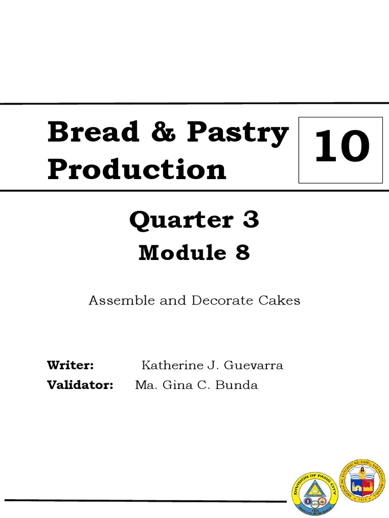 Bread & Pastry Production: Quarter 3 | PDF | Cakes | Icing (Food)