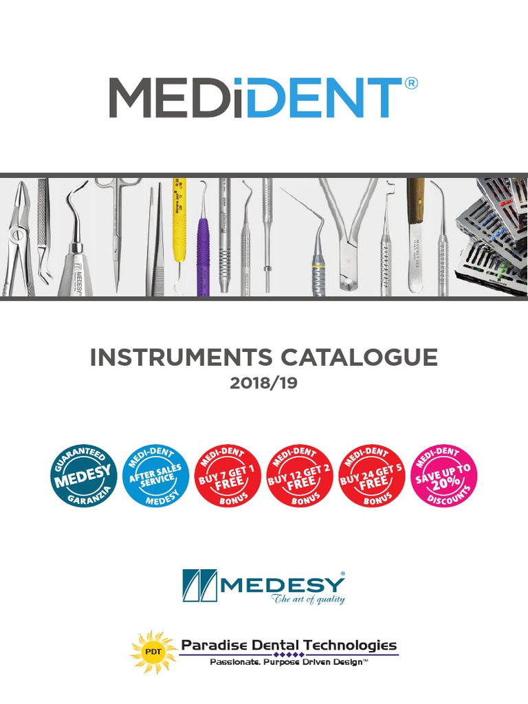 Instrument Catalogue 2018 - 19 | Download Free PDF | Dental Implant | Tooth
